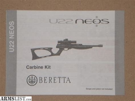 Armslist For Sale Beretta U22 Neos Carbine Kit