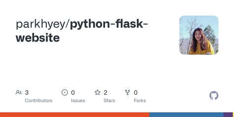 Github Parkhyeypython Flask Website