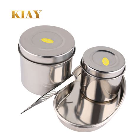 Tattoo Sterilize Container Stainless Steel Sterilizer Nursing Tray