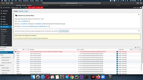 [globalstep woocommerce 4 7 wordpress 5 6] php error warning is