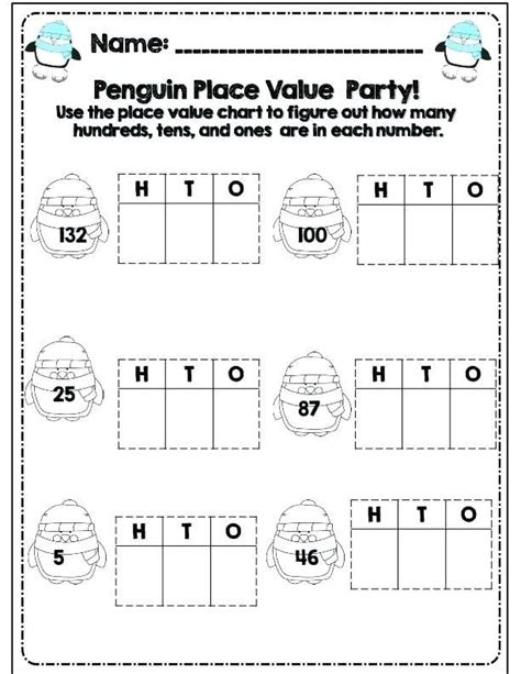 22 Hundreds Tens And Ones Worksheets 2nd Grade Place Value Printable Chart Akasharyans Place
