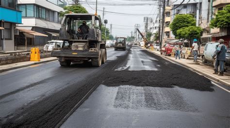 옆길에 준비 중인 아스팔트 포장 아스팔트 포장 작업 고화질 사진 사진 차량 배경 일러스트 및 사진 무료 다운로드 Pngtree