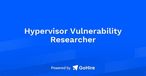 Hypervisor Vulnerability Researcher At Interrupt Labs Jobs At