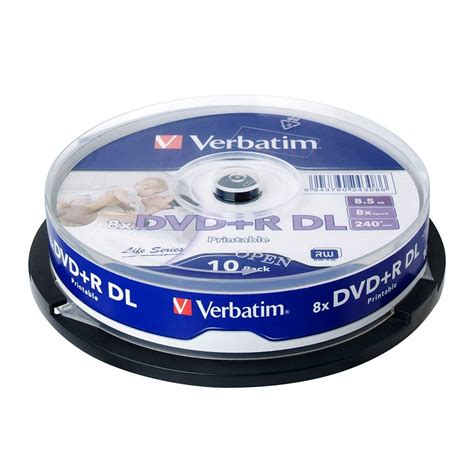 Dvdr Dl 85gb 8x Wide Inkjet Printable 10pk Spindle Verbatim Singapore