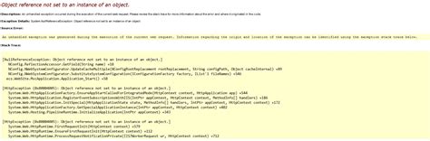 C Exception Has Been Thrown By The Target Of An Invocation On
