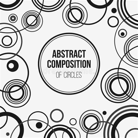 Abstract Repeating Circle Pattern Brochure Template Background Vector Design Stock Vector