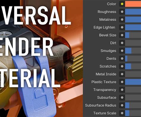 30组常用blender材质球资产预设资料包 Community Material Pack Blender布的