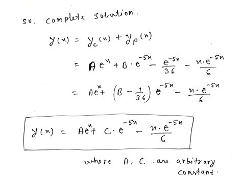 Solved 1 Apply The Parameter Variation Method To Determine The General Course Hero