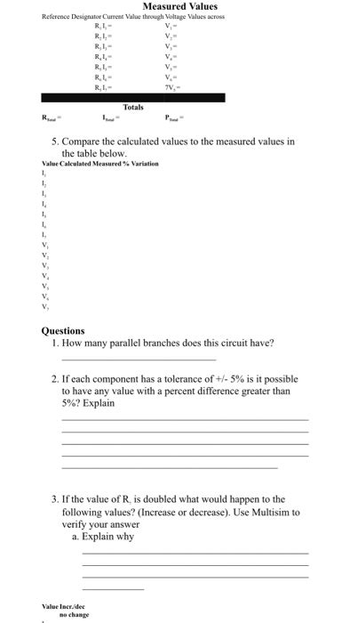 Lab 2 Series Parallel Ame This Lab Has Two Parts Chegg Com
