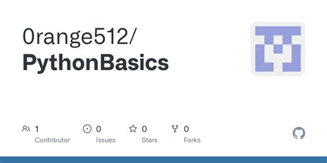 github 0range512 pythonbasics
