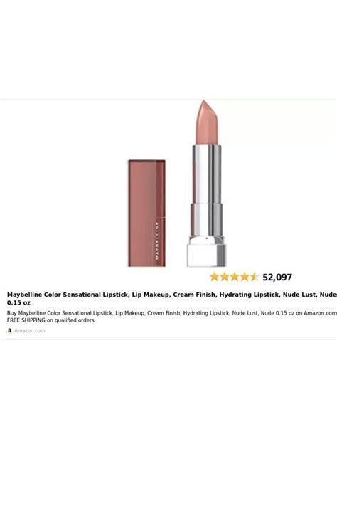 Maybelline Color Sensational Lipstick Cream Finish