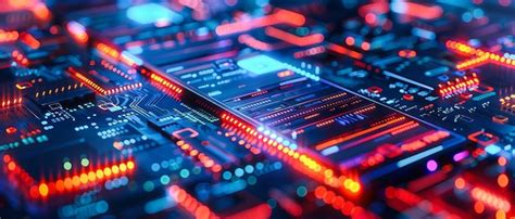 Premium Photo The Quantum Leap Of Computing Closeup On A Processor Board Symbolizing The