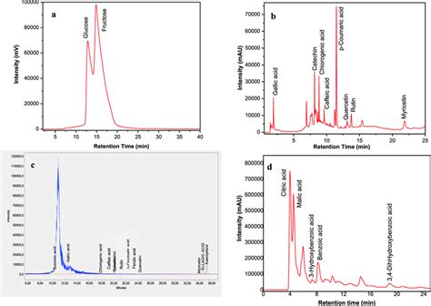 A Hplc Rid Chromatogram Of Sugars In 80 Ethanolic Extract Of Download Scientific Diagram