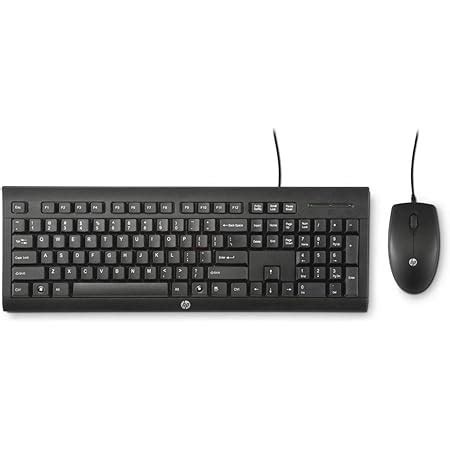 Amazon In Buy Hp Wired Keyboard And Mouse Combo With Instant Usb Plug And Play Setup