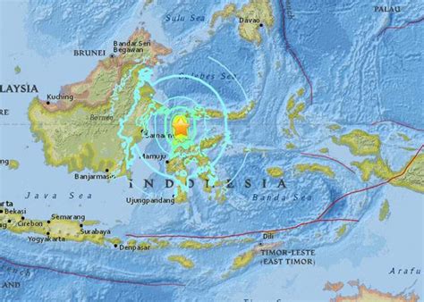 印尼強震引發海嘯 至少30人死亡 每日頭條