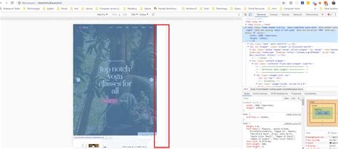 Html Entire Website Has White Margin On Its Right Side In Mobile View Stack Overflow