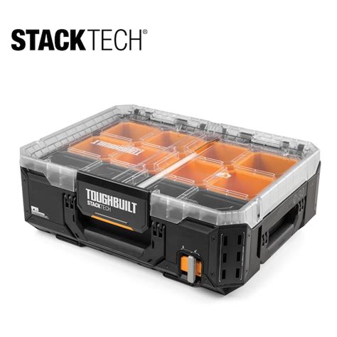 Toughbuilt Stacktech 11 Compartment Large Plastic Small Parts Organizer