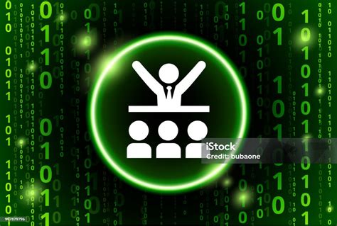 speech binary code vector pattern background stock illustration