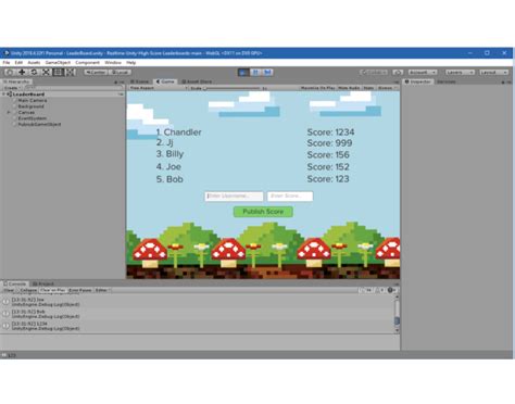 How To Add A Score System In Unity Pubnub