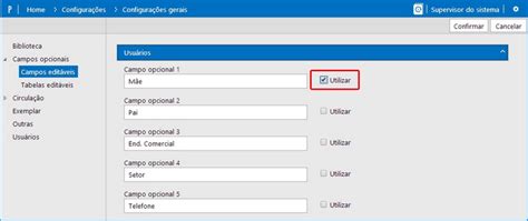 Criar Campos E Tabelas Opcionais