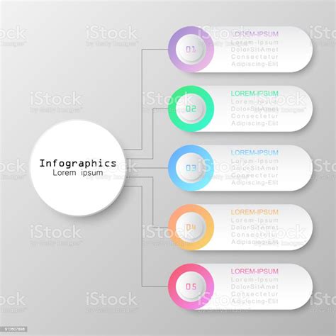 Infographic 디자인 벡터 비즈니스 개념 단계 또는 프로세스 웹 디자인 연례 보고서 다이어그램 워크플로 레이아웃에 사용 될 수 0명에 대한 스톡 벡터 아트 및 기타