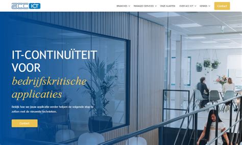 It Continuïteit Voor Bedrijfskritische Applicaties Acc Ict