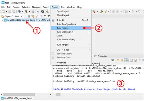 b u585i iot02a rgbd imaging and embedded web server demo development