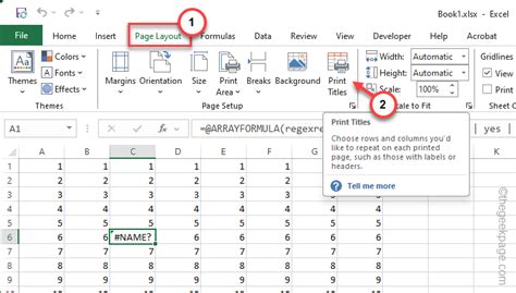 Cant Print Frozen Rows Or Columns On Succeeding Pages On Excel How To Fix
