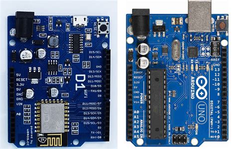 Wemos D1 Esp8266 Vs Arduino Uno Innovazionelocale