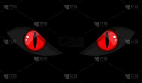 魔鬼眼为万圣节插图向量