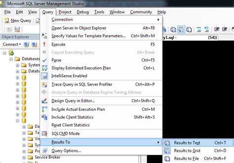 How Do I Copy Results With Headers From A View In SQL Server R Management Studio Stack
