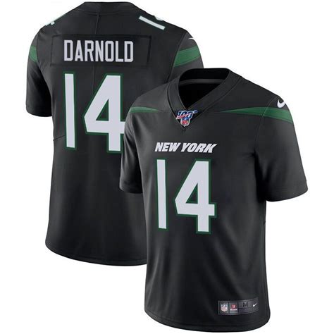 Best 13 New York Jets Sam Darnold Black Green City Edition Jersey Artofit