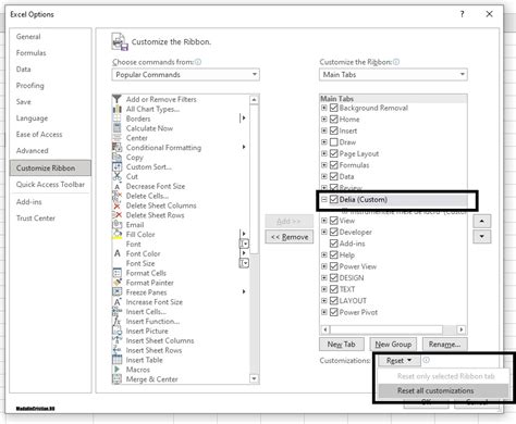 Cum Personalizezi Meniul Ribbon Al Microsoft Excel Madalincristianro