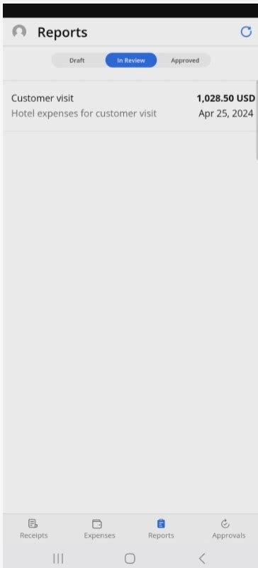 Onebyte How To Log Expense Reports In The Dynamics 365 Expense Management Mobile App Onactuate