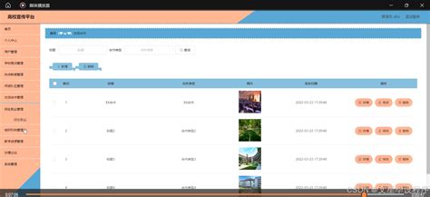 基于ssm vue高校宣传平台 开题报告 程序 论文 java csdn博客