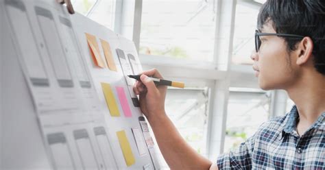 Foto Zum Thema Webdesigner Ux Ui Designer Planungsanwendung Für