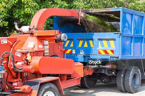 우드 치퍼 발행기 해제 채썬 Leafs 및 트렁크 대상쪽으로 배달차 2015년에 대한 스톡 사진 및 기타 이미지 2015년 갈기갈기 찢어진 나무 Istock