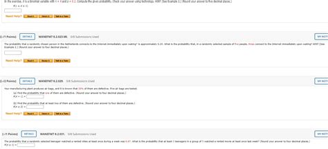 Solved In The Exercise X Is A Binomial Variable With N 4 Chegg Com