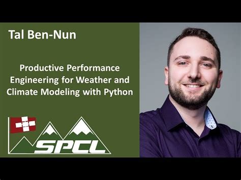 Free Video Productive Performance Engineering For Weather And Climate Modeling With Python From