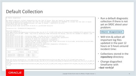 Oracle Trace File Analyzer Overview Ppt