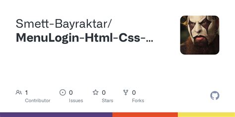 github smett bayraktar menulogin html css jquery