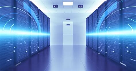 현대 서버 룸 환경입니다 컴퓨터 랙 주위입니다 미래 데이터 센터입니다 0명에 대한 스톡 사진 및 기타 이미지 0명 3차원 형태 4k해상도 Istock