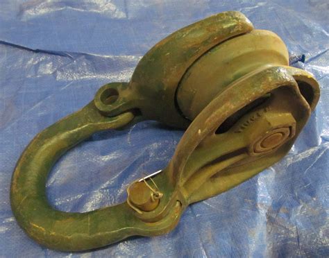 Double Sheave Snatch Block W Hook 12 Ton 6 Certified Sales And Rentals