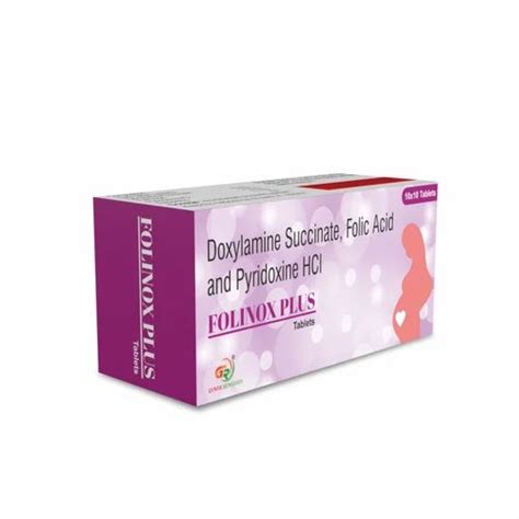 Doxycycline Capsule Doxylamine Succinate Pyridoxine Hydrochloride And Folic Acid Manufacturer