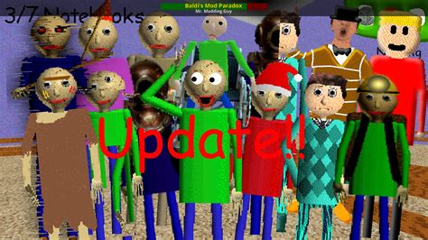 Baldis Mod Paradox Mod For Baldis Basics Baldi Mods