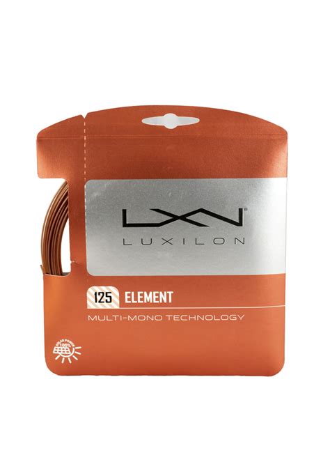 Cuerda Luxilon Element 125 Suavidad Y Precisión