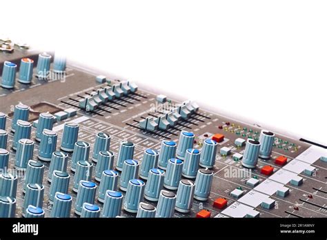 Mixing Console For Controlling The Volume Frequencies Of Musical