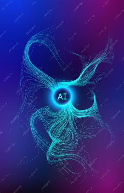 Premium Vector Neural Network Abstract Digital Background Technology