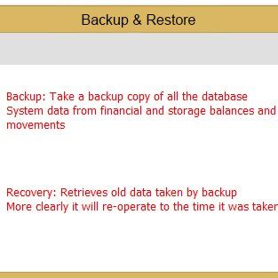 Backup And Restoring The Data And Reports Generating Download Scientific Diagram
