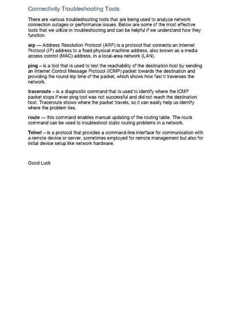 Network Troubleshooting Methodology And Techniques Pdf